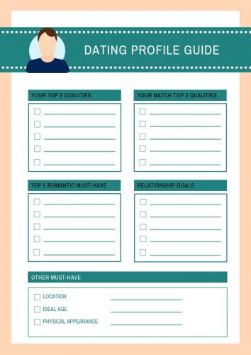 Free Printable Dating profile Cheat Sheet - Best Dating Sites NZ
